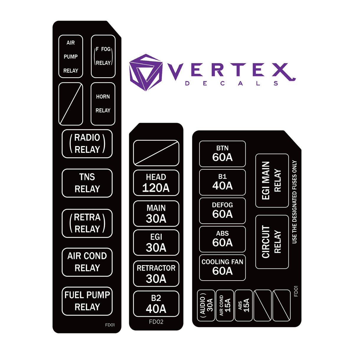 Fuse Boxes & Liveries – Vertex Decals