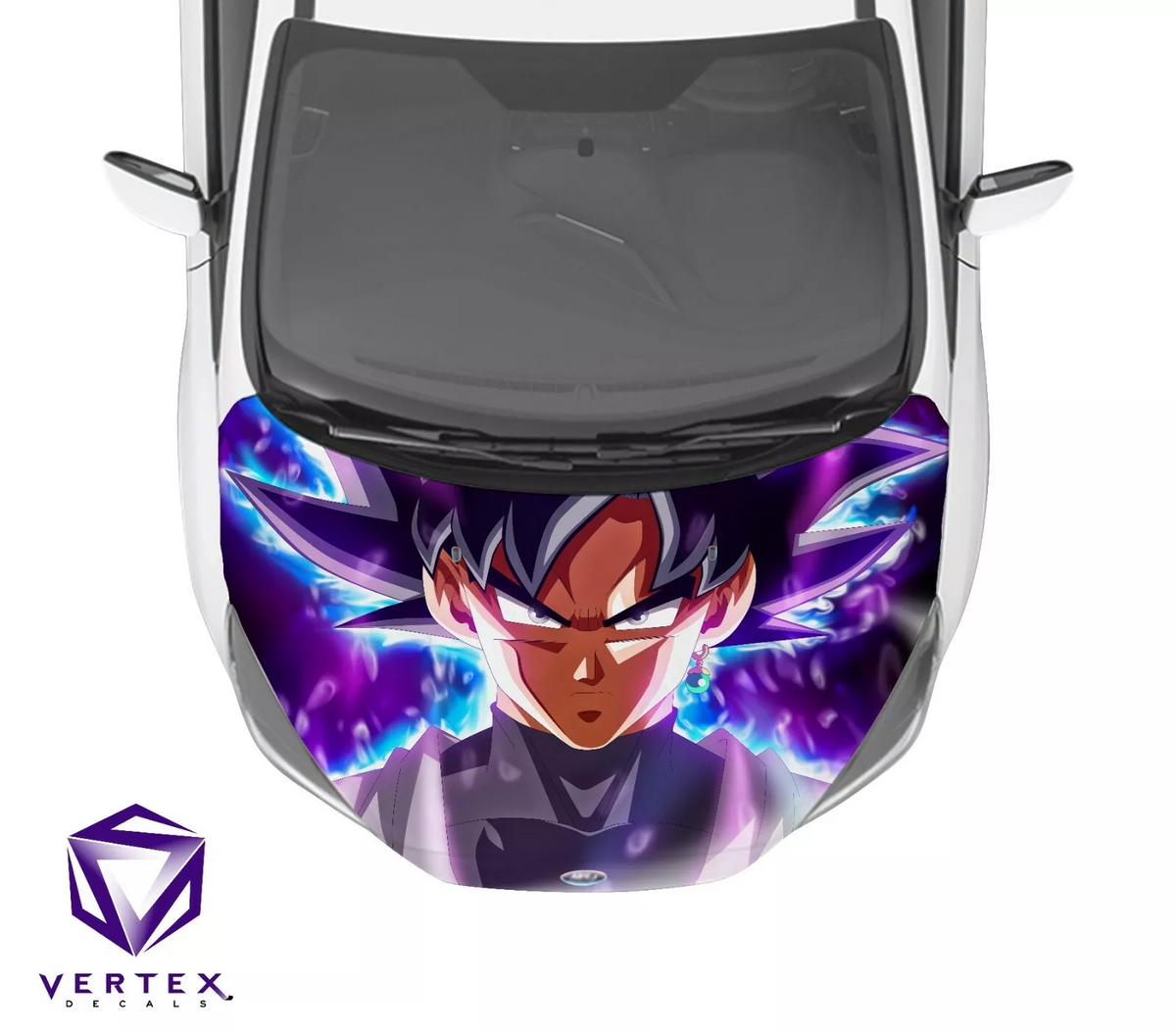Goku Black Anime Hood Wrap 65" X 50" – Vertex Decals