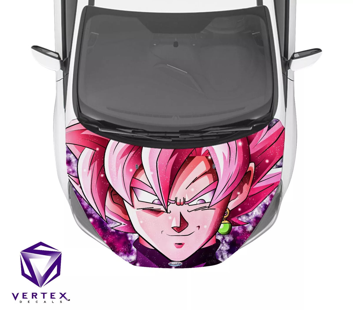 Goku Black Super Saiyan Rose Anime Hood Wrap 65 X 50 – Vertex Decals