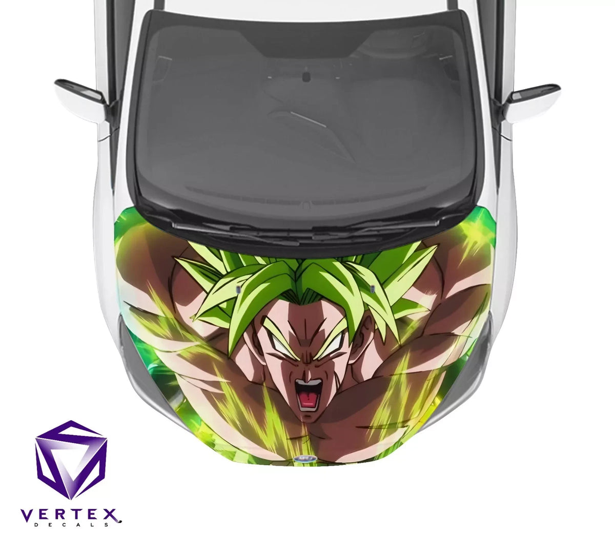 Broly Anime Hood Wrap 65" X 50" – Vertex Decals