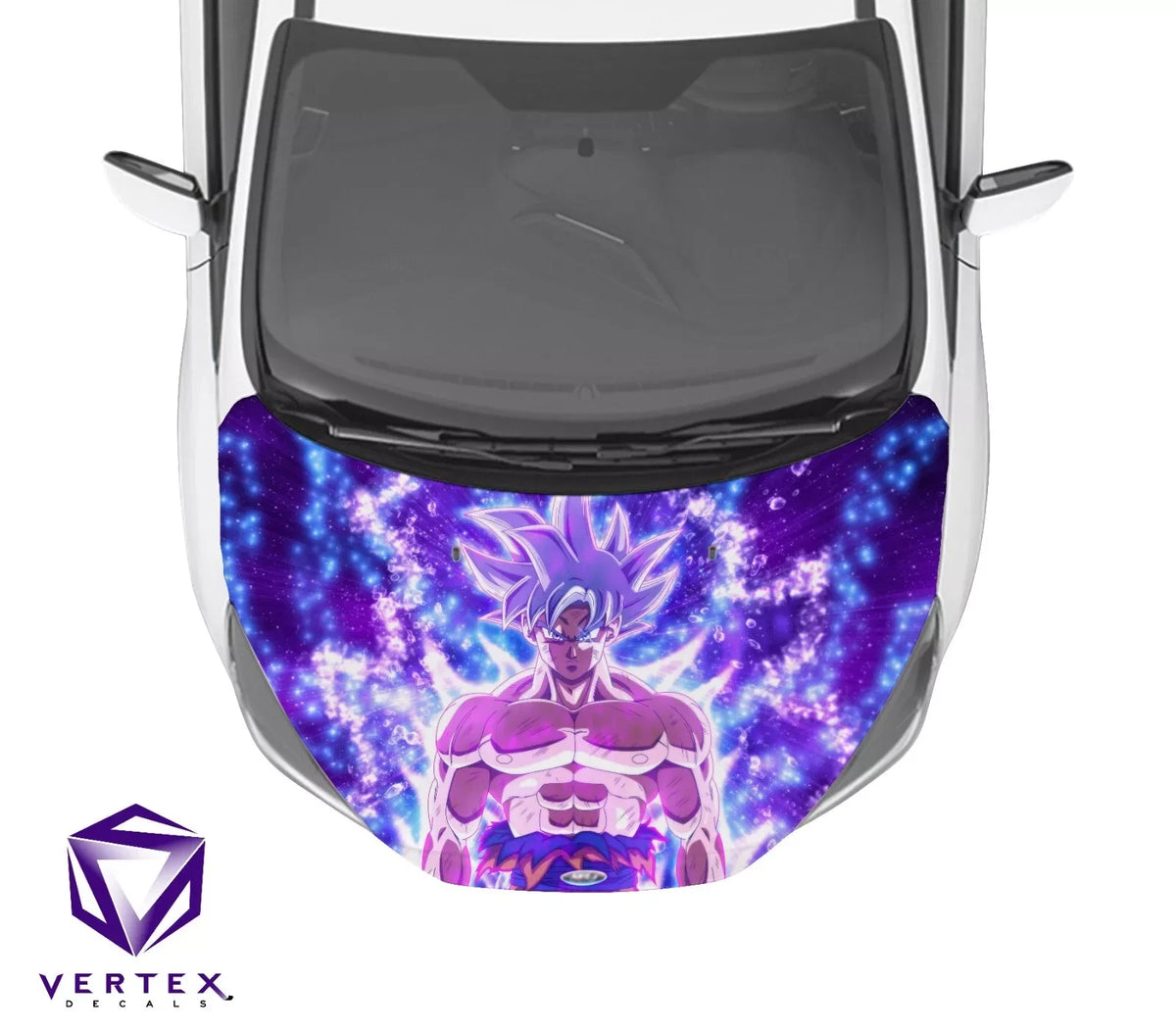 Goku Perfect Ultra Instinct Anime Hood Wrap 65" X 50" – Vertex Decals