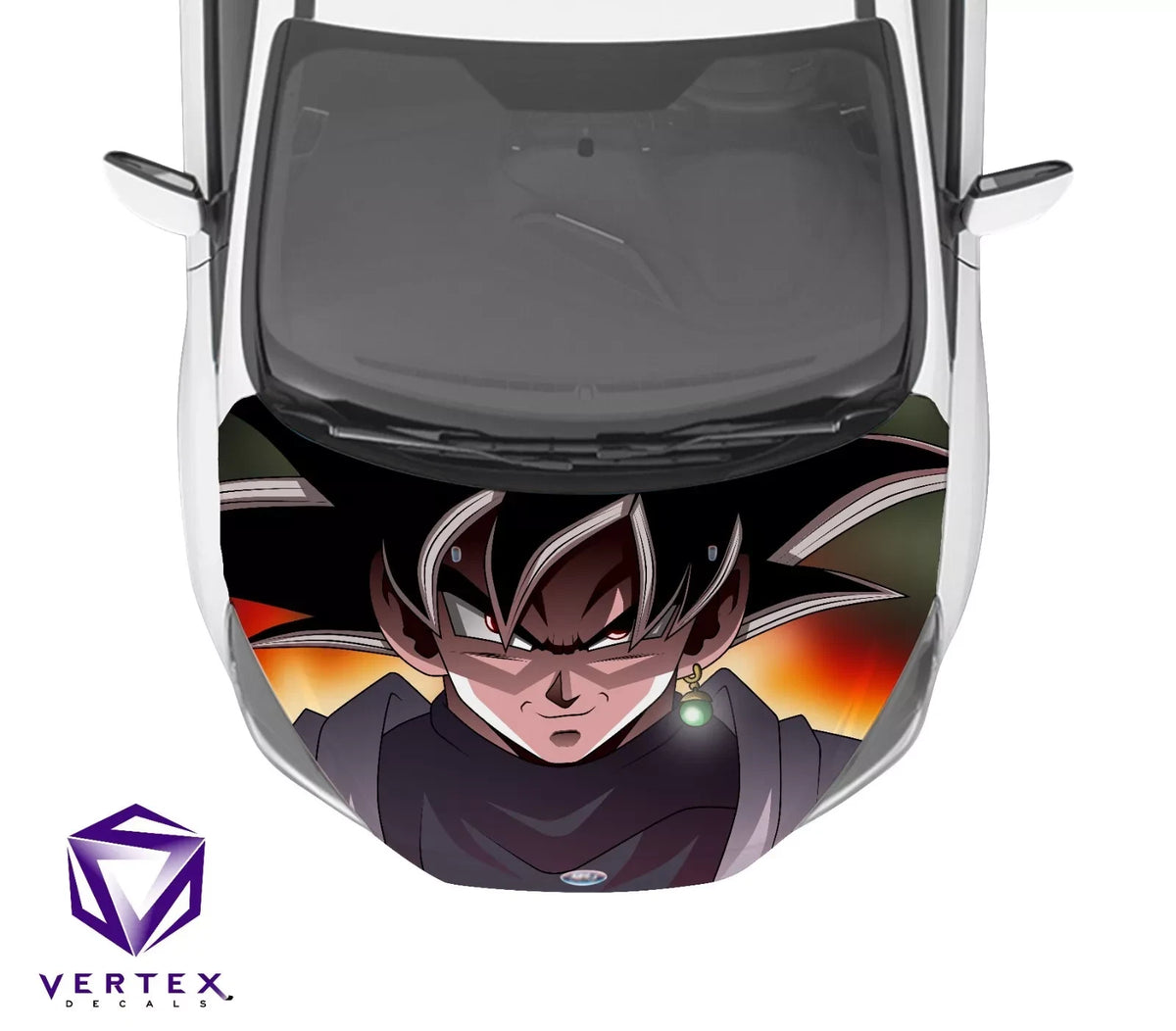 Goku Black Anime Hood Wrap 65" X 50" – Vertex Decals