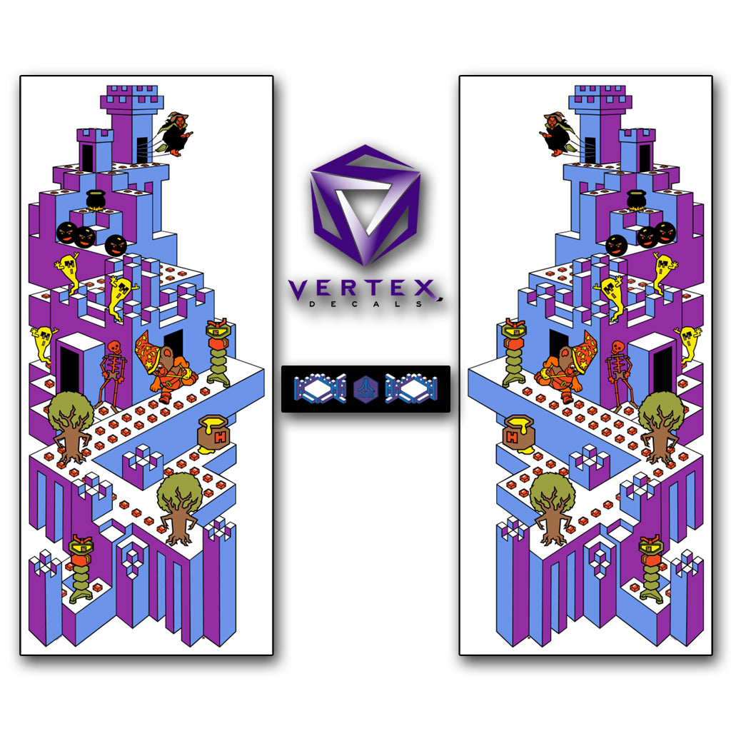 Crystal Castles Arcade Cabinet Replacement Kit – Vertex Decals