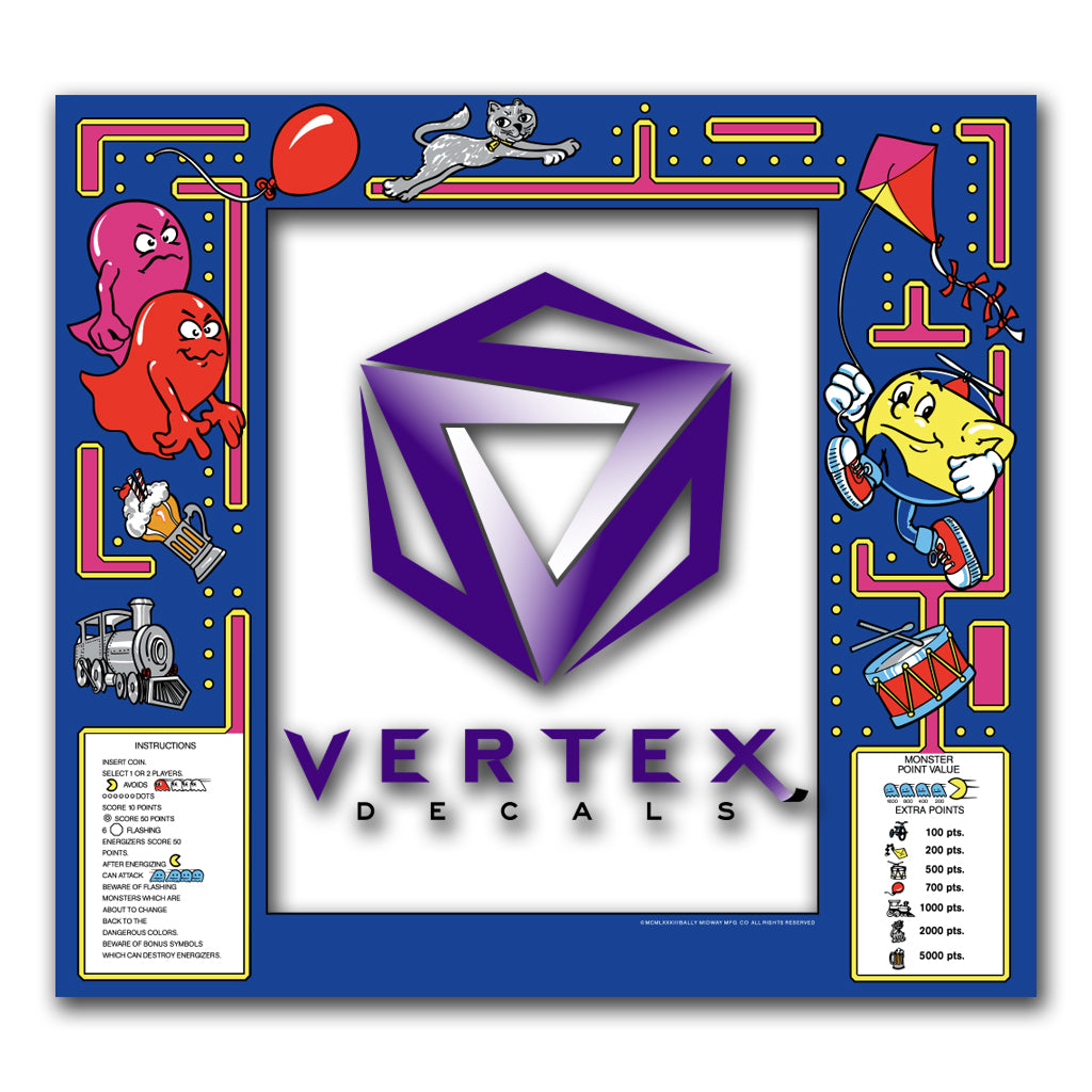 Jr. Pac Man Bezel – Vertex Decals