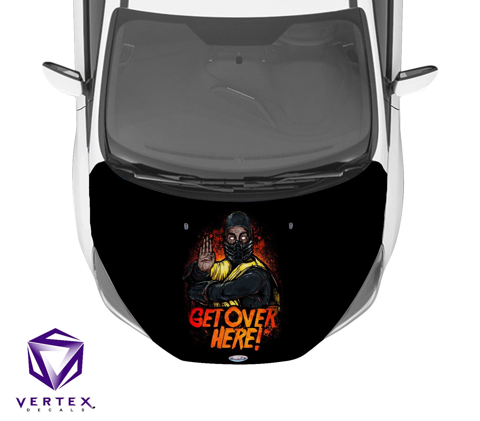 Scorpion Video Game Hood Wrap 65" X 50" – Vertex Decals