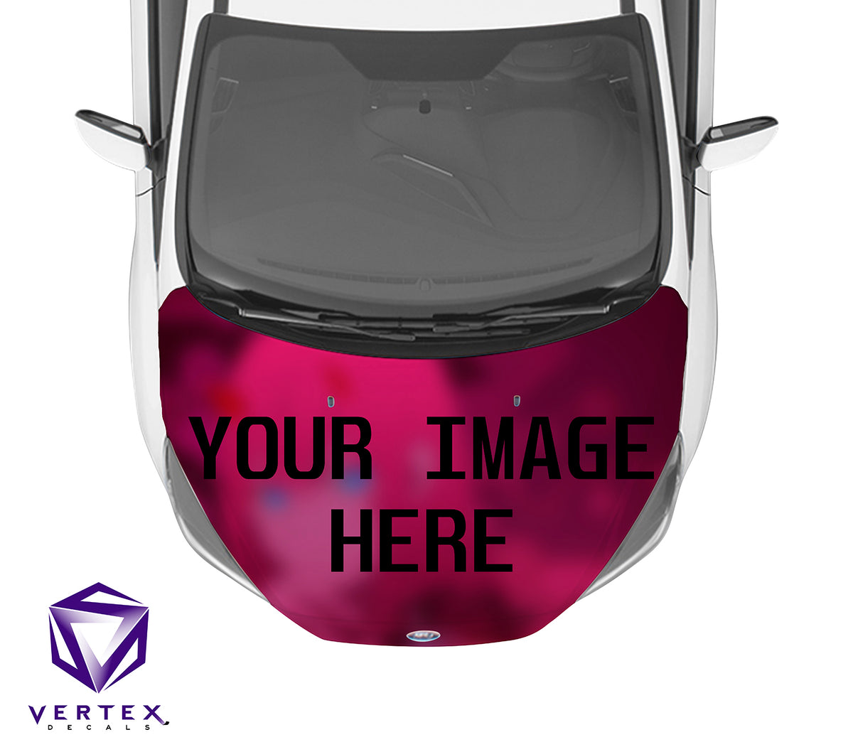 Custom Itasha Hood Wrap – Vertex Decals