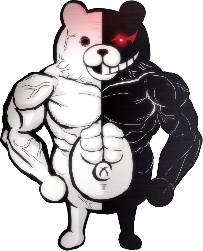 Monokuma Chad Sprite – Vertex Decals