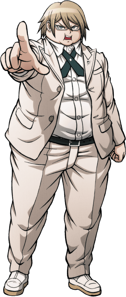 Byakuya Togami (Imposter) Full Body Sprite v4 – Vertex Decals