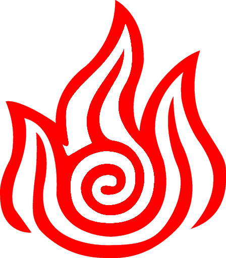 Firebending symbol – Vertex Decals